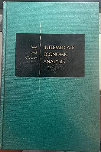 Intermediate Economic Analysis: Resource Allocation, Factor, Pricing ...