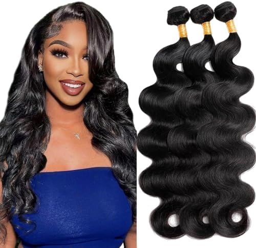 Amazon.com : Human Hair Bundles 10A Top Grade Body Wave Bundles 100% ...