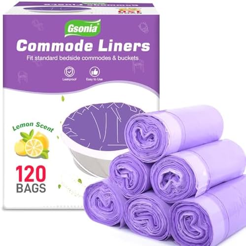 Amazon.com: Commode Liners 120pcs Strong Portable Toilet Bags Leak ...