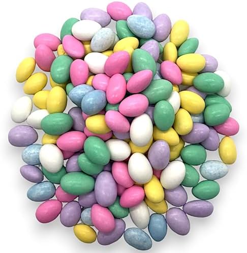 Amazon.com : Premium Jordan Almonds Bulk -1.5 lbs Pastel Candy Coated ...