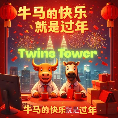 2026 新年歌曲《牛马的快乐就是过年》 by Twin Tower on Amazon Prime Music