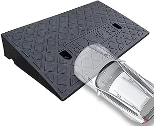 Amazon.com - ZJIEX 3'' 4'' 5'' Threshold Ramp, Rubber Driveway Curb ...