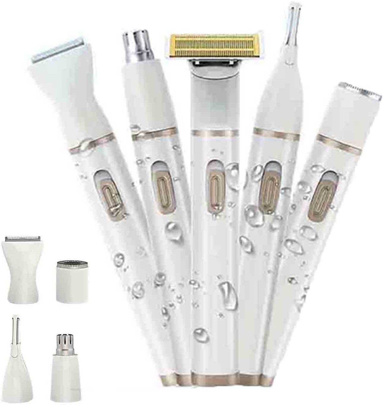 Pluxy Hair Removal, Pluxy Epilator for Face, 5 in 1 Rechargeable ...