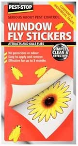 3 packs of Four window Fly Stickers - attracts & kills flies. No ...