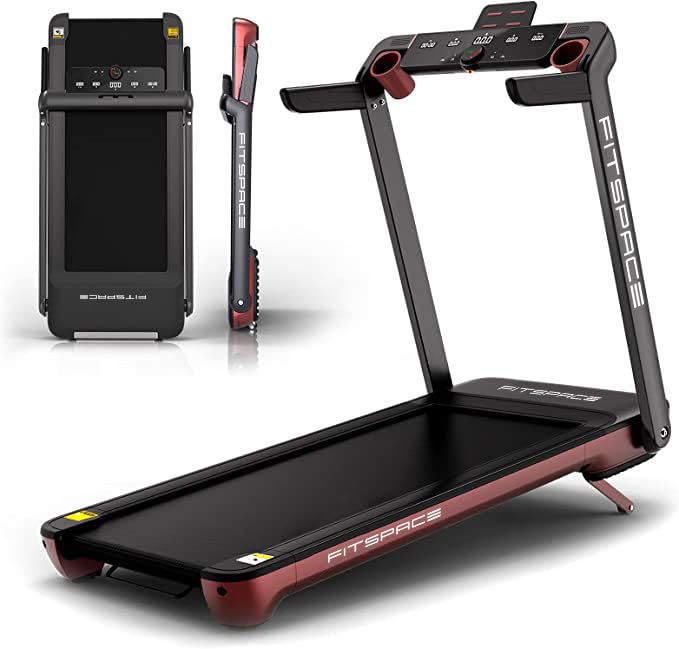 Buy Fitspace Foldable Treadmill for Home - Wider Running Track - 10 Level Auto Incline, LED ...