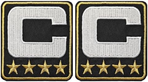 Amazon.com: 2Pcs Captain C Patch, Embroidered Iron-On Patch for Jersey ...