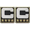 Amazon.com: 2Pcs Captain C Patch, Embroidered Iron-On Patch for Jersey ...