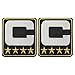 Amazon.com: 2Pcs Captain C Patch, Embroidered Iron-On Patch for Jersey ...
