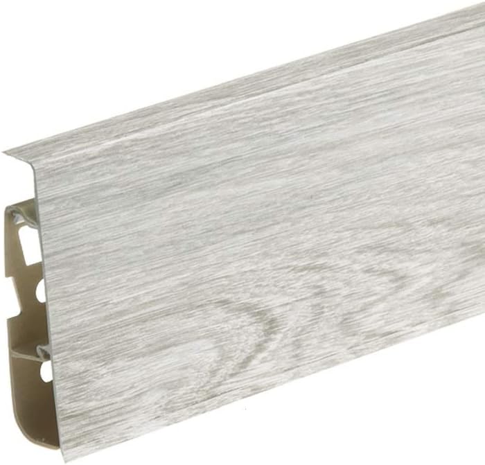 Plastic Skirting Board - High Line 2.5m PVC Skirting Board with Wire ...