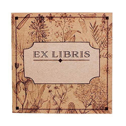Amazon.com: Botanical Bookplates, Self Adhesive, Ex Libris Book ...
