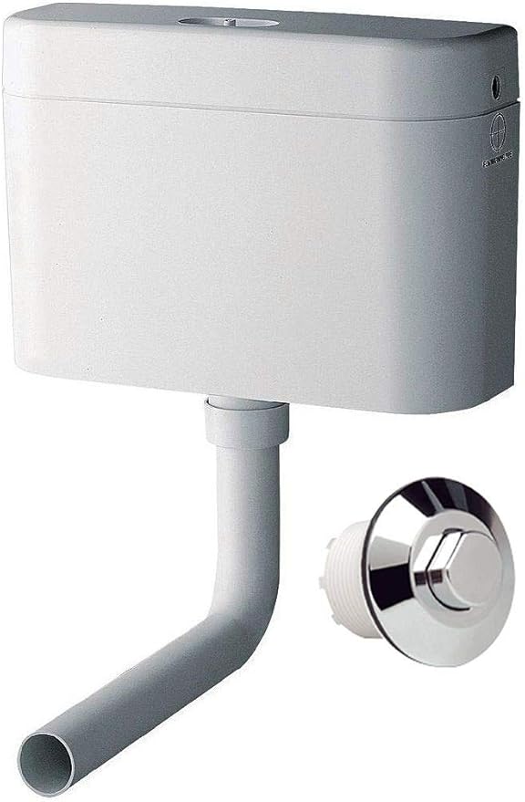 Grohe 37762 Adagio Concealed Pneumatic 6 Litre Toilet Cistern + Chrome ...