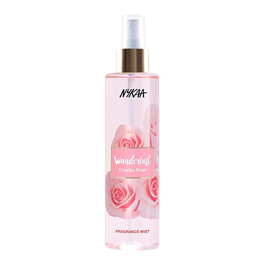 Buy Nykaa Wanderlust Bath and Body Country Rose Fragrance Mist, 200 Ml ...