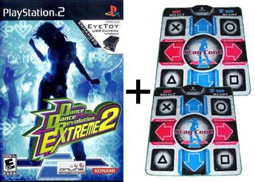 Amazon.com: Dance Dance Revolution Extreme 2 Bundle (Two Dance Pads ...