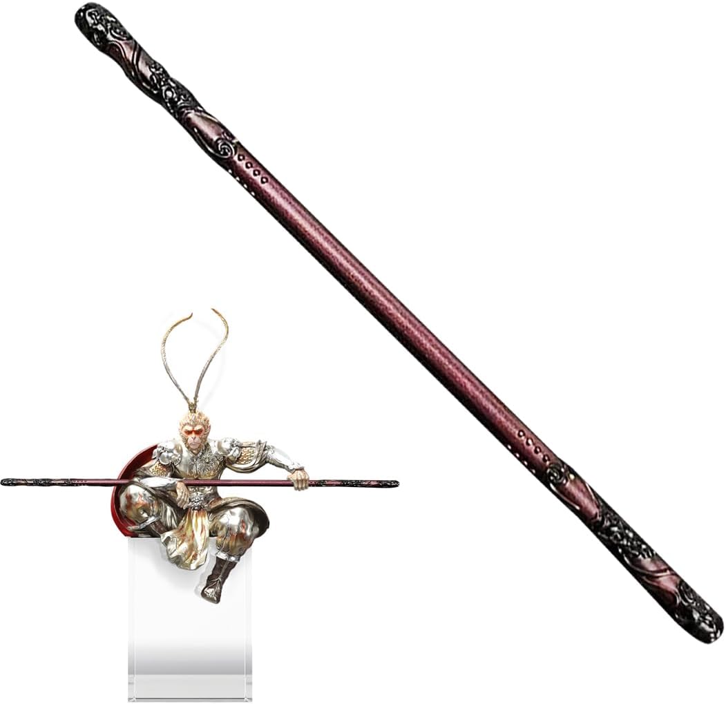 AEIOPRS 1 x 12 cm Black Wukong Gold Ribbon Rod Sun Wukong Decorative ...
