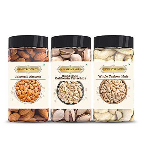 Ministry Of Nuts Family Pack Of 3 Premium Dry Fruits Mixed Nuts combo ...