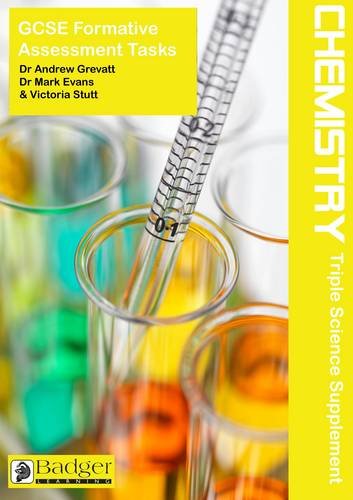 GCSE Formative Assessment Tasks Chemistry Triple Science Supplement ...