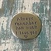 Amazon.com: Heartfelt Pewter Pocket Tokens, Personalized Hand Stamped ...