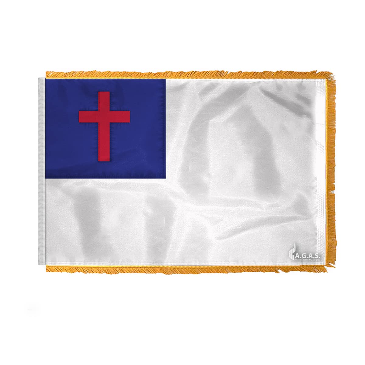 Amazon.com : AGAS Large Christian Flag, 4x6 Ft Christian Flag with Gold ...