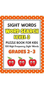 Amazon.com: SIGHT WORDS Word Search Puzzle Book For Kids - LEVEL 1: 100 ...