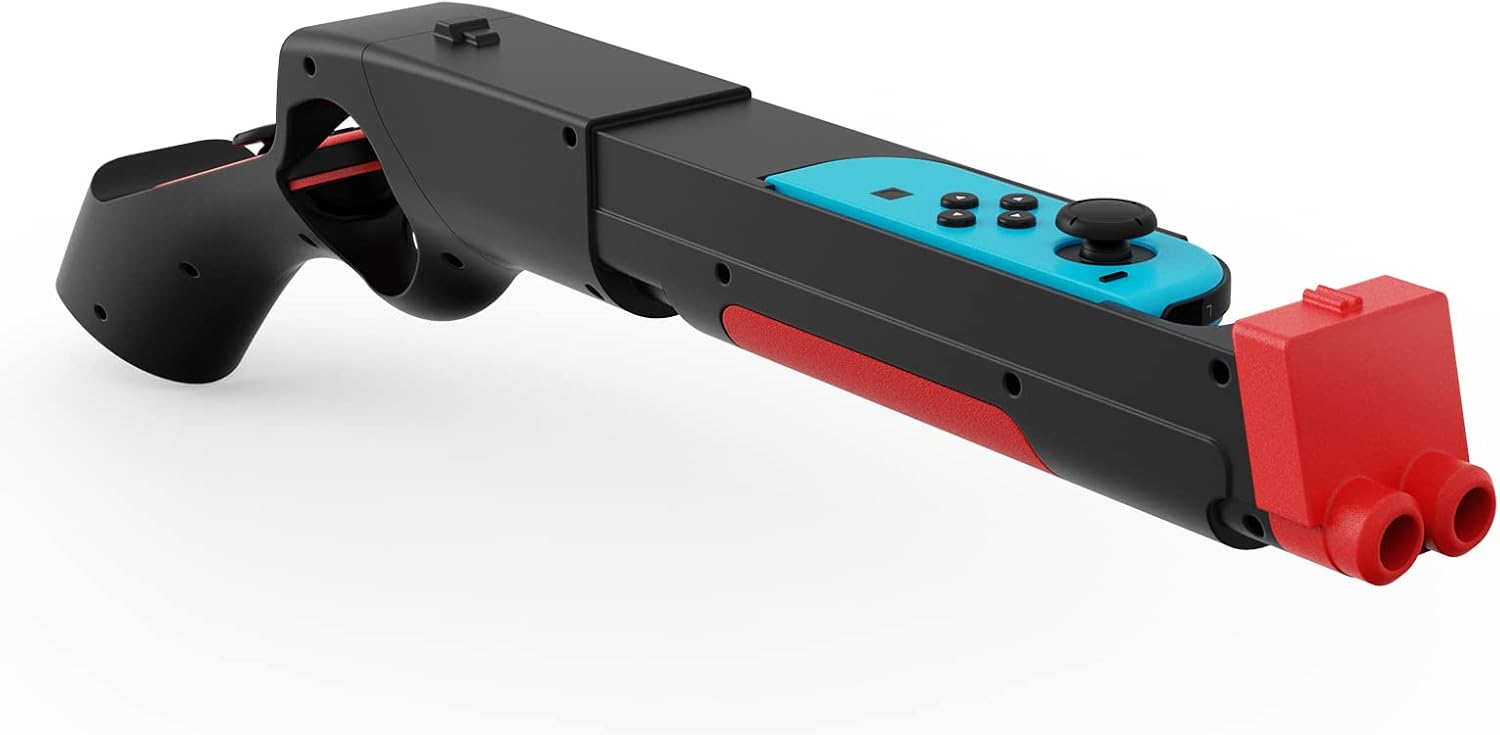 Shooting Game Gun Controller Compatible with Switch/Switch OLED Joy-Con ...