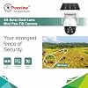 Trueview 4G Solar Security Camera Wireless PTZ CCTV 1296p Outdoor