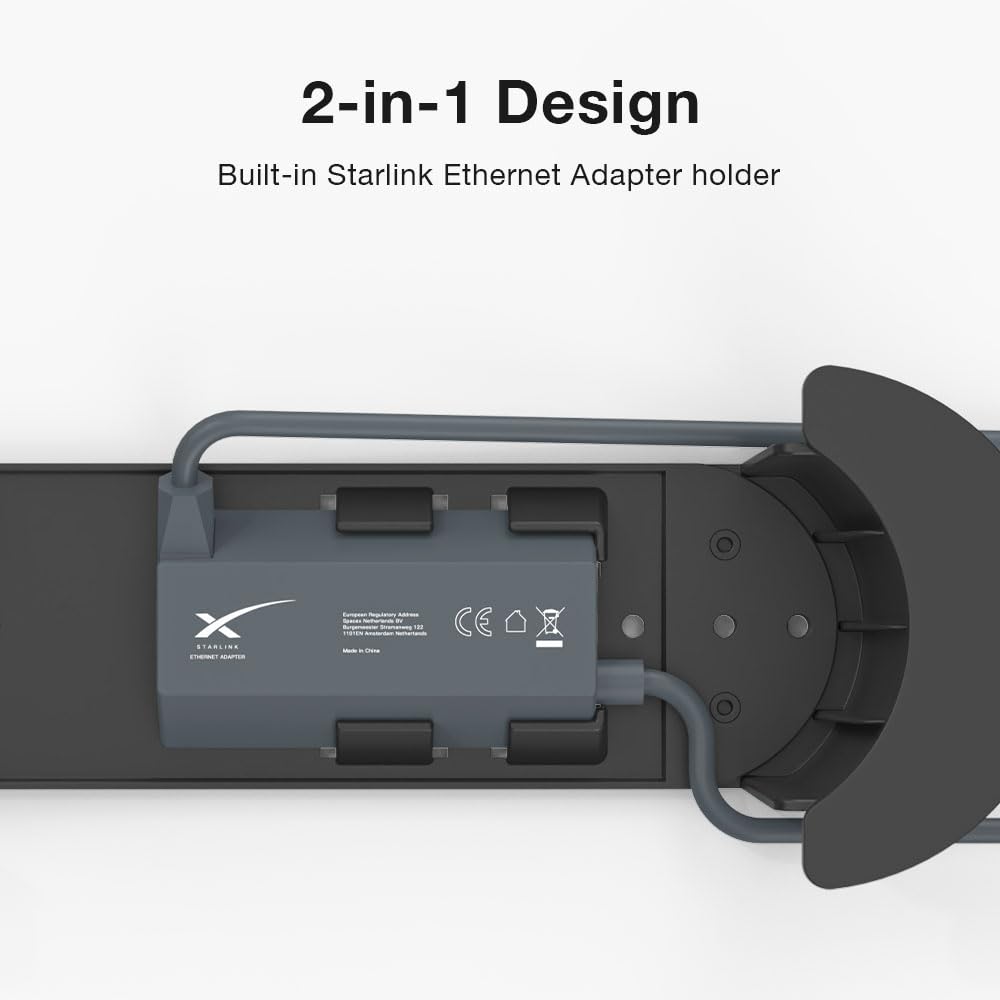 Snapklik.com : Holicfun Wall Mount For Starlink Mesh WiFi Router V2 Bundle