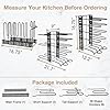 Amazon.com - PMYEK Pot Rack Organizer for Cabinet - Adjustable Pot Lid ...