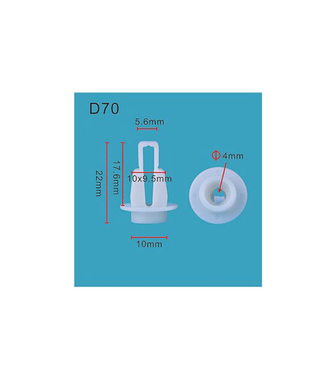 Buy Autobahn88 Bumper Cover Grommet fits for Nissan GTR R35 G35 (OEM ...