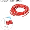 uxcell Edge Trim Red U Shape Edge Protector Rubber with Steel Clips ...