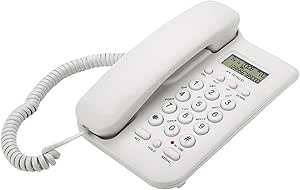Mavis Laven Corded Phone, Corded Wall Phone Landline Phone with Caller ...