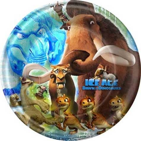 Amazon.com: Ice Age Lunch Plates 8ct : Toys & Games