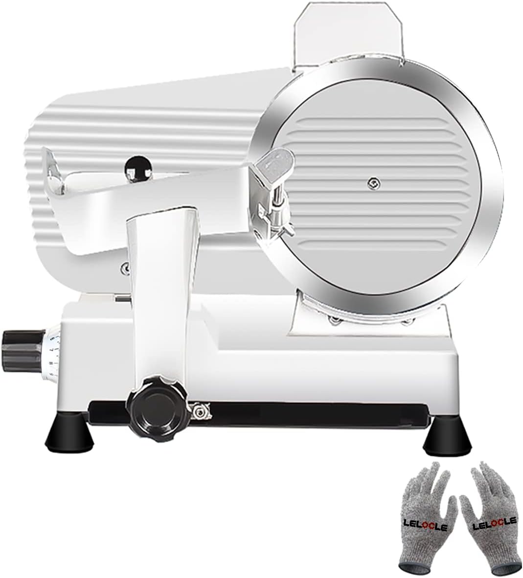 Amazon.com: VEVOR Commercial Meat Slicer, 10 inch Electric Food Slicer ...