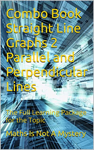 Amazon | Combo Book Straight Line Graphs 2 Parallel and Perpendicular ...