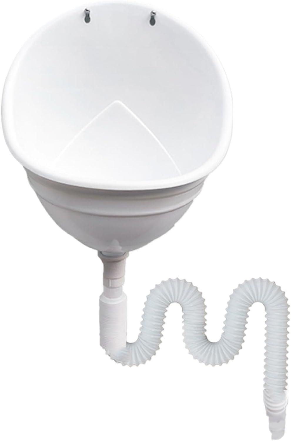 Wall-Mounted Waterless Urinal for Boys & Men - Spatter-Proof Plastic ...