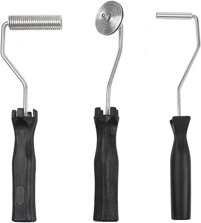 BBT Fiberglass Paddle Roller Kit Set, Bubble Buster Roller Tool 3 Pcs ...