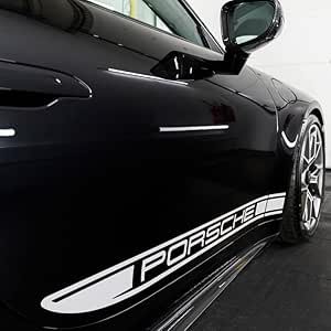 Amazon.com - Topaz 911 (992) 'Porsche' Style Side Stripes, Custom ...