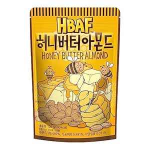 Amazon.com : [Official Gilim HBAF] Korean Seasoned Almond Nut | Nutritious & Gluten Free | Kids ...