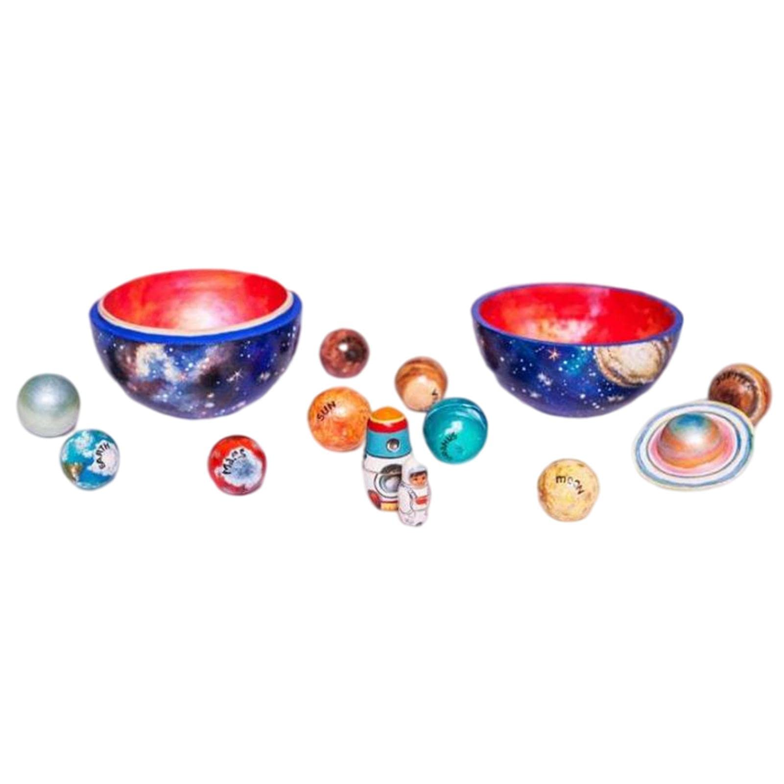 Buy Alacritua Solar System for Kids - Wooden Solar System Cosmos ...