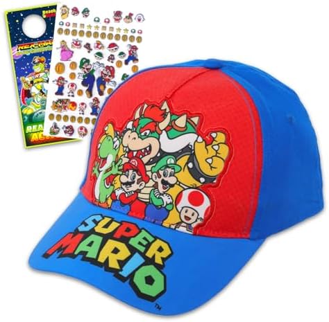 Amazon.com: Nintendo Super Mario Family Hat - Super Mario Baseball Cap ...