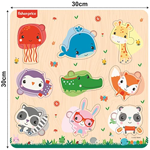 Fisher-Price Wooden Educational Colorful Alphabets, Counting Numbers ...