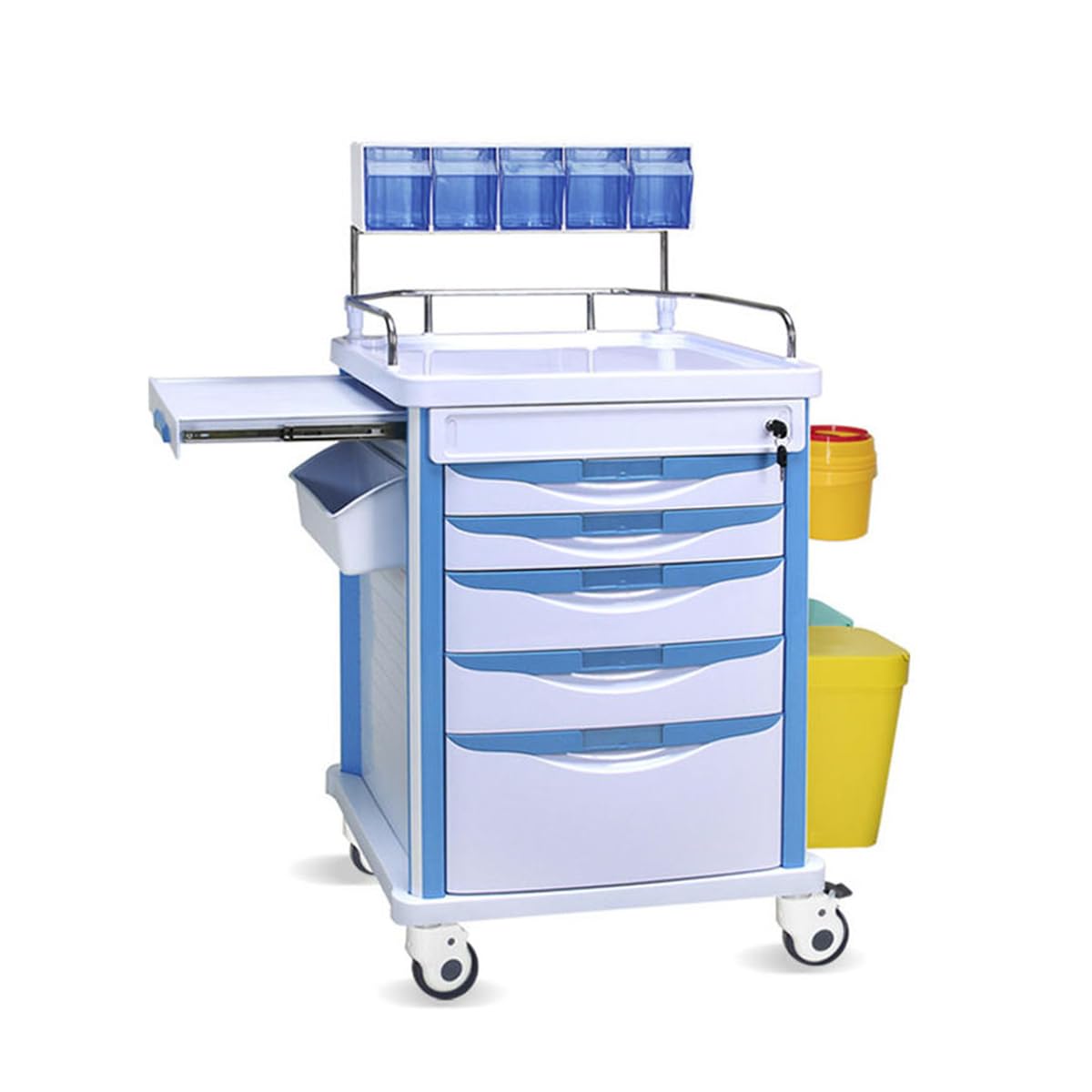 Huanghaiqiu Medical Crash Cart With Wheels Mobile Emergency Crash Cart ...