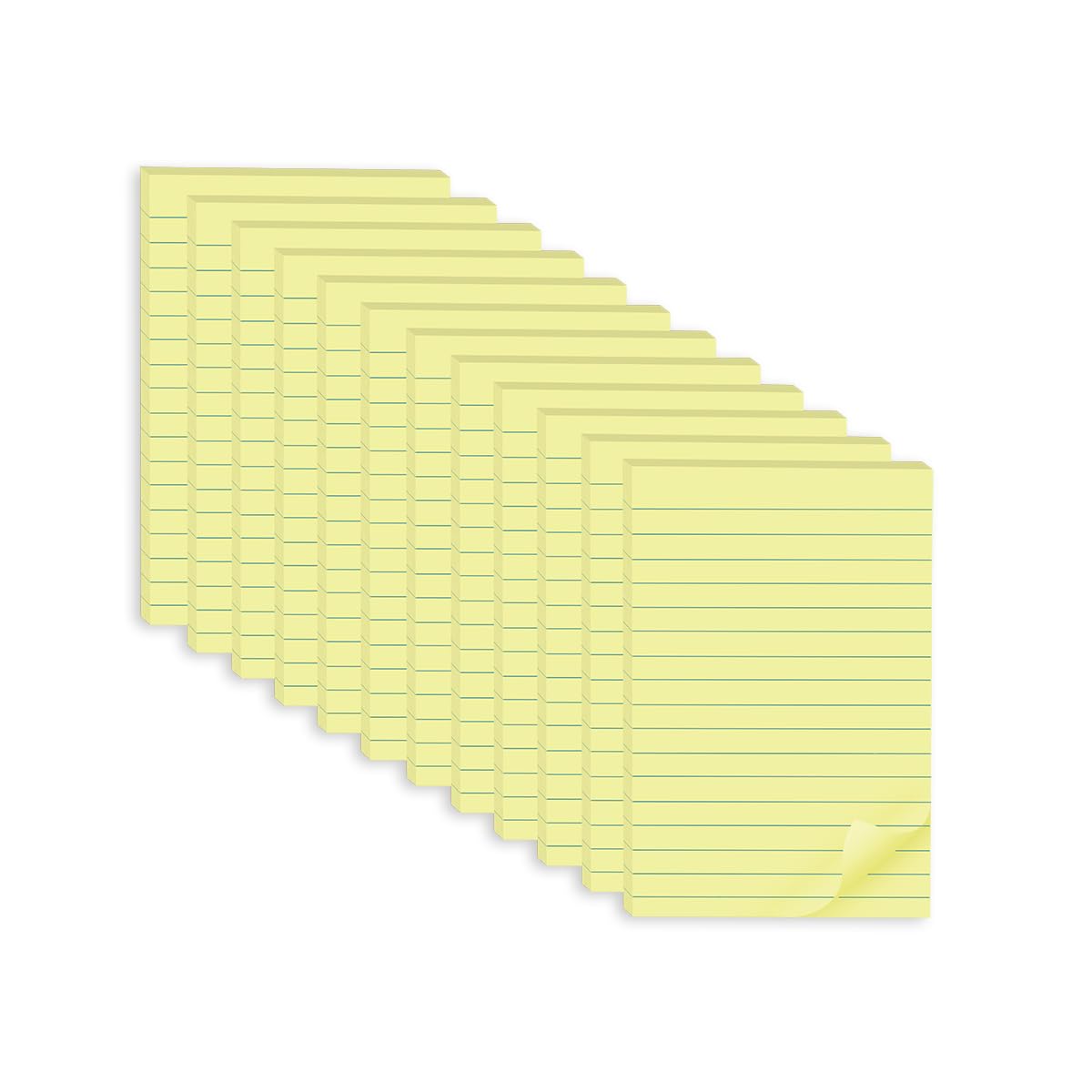 Snapklik.com : (12 Pads) Sticky Notes 4X6 In Yellow Stickies Super ...