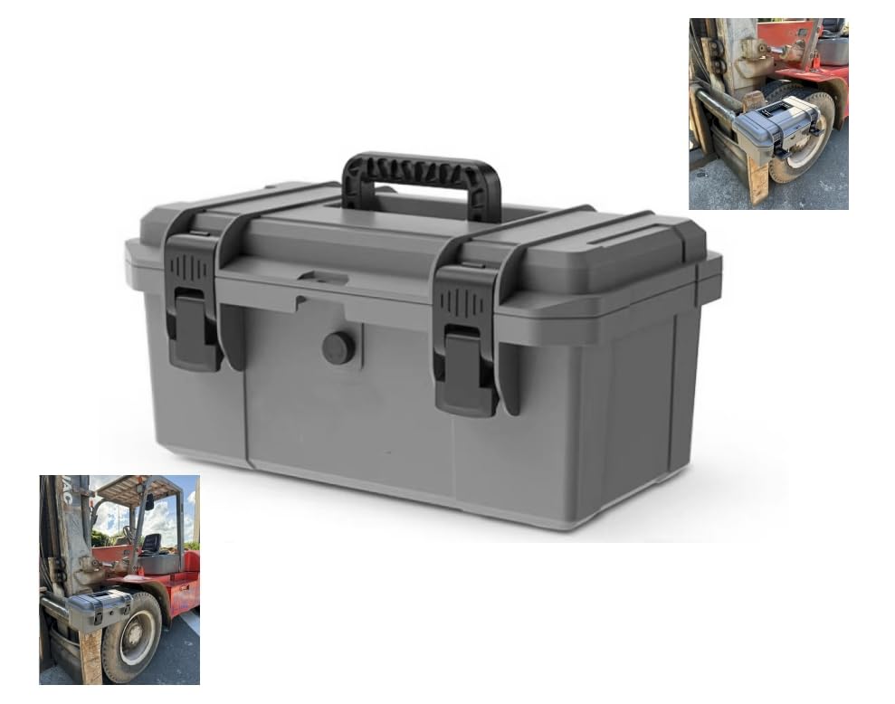 Heavy-Duty Tractor ROPS Toolbox, With Mounting Bracket, Universal ...