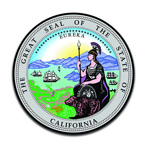 Amazon.com: California State Seal (2 Pack) Vinyl Decal Sticker - Car ...