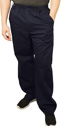 LD Sport Full Elastic Casual Pants - 541032 - (32 Length) (3X, Navy) at ...