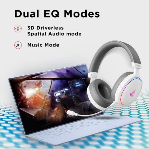 boAt Immortal IM 300 Over-Ear Wired Gaming Headphones with 50mm Drivers ...