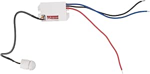 360° Mini Recessed PIR Ceiling Motion Sensor Light Switch, Adjustable ...