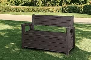 Amazon.com: Generic Stylish and Plastic Outdoor Storage Bench, perfect ...
