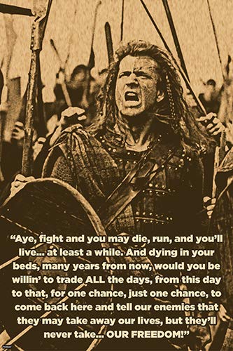 Braveheart Sayings Quotes The Greatest Movie Quote Tournament. Round