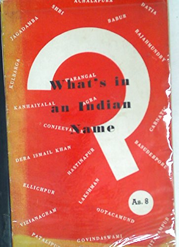 What's in an Indian Name.: Gifford, F R:, Gifford, F R: Amazon.com: Books